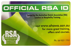 AHA WA - Responsible Service of Alcohol | RSA Training | RSA